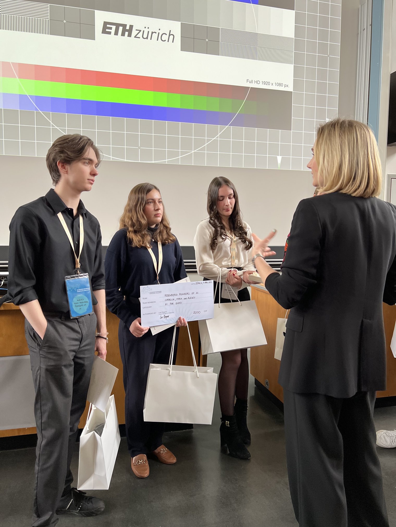 Rosenberg Wins ETH AI Competition